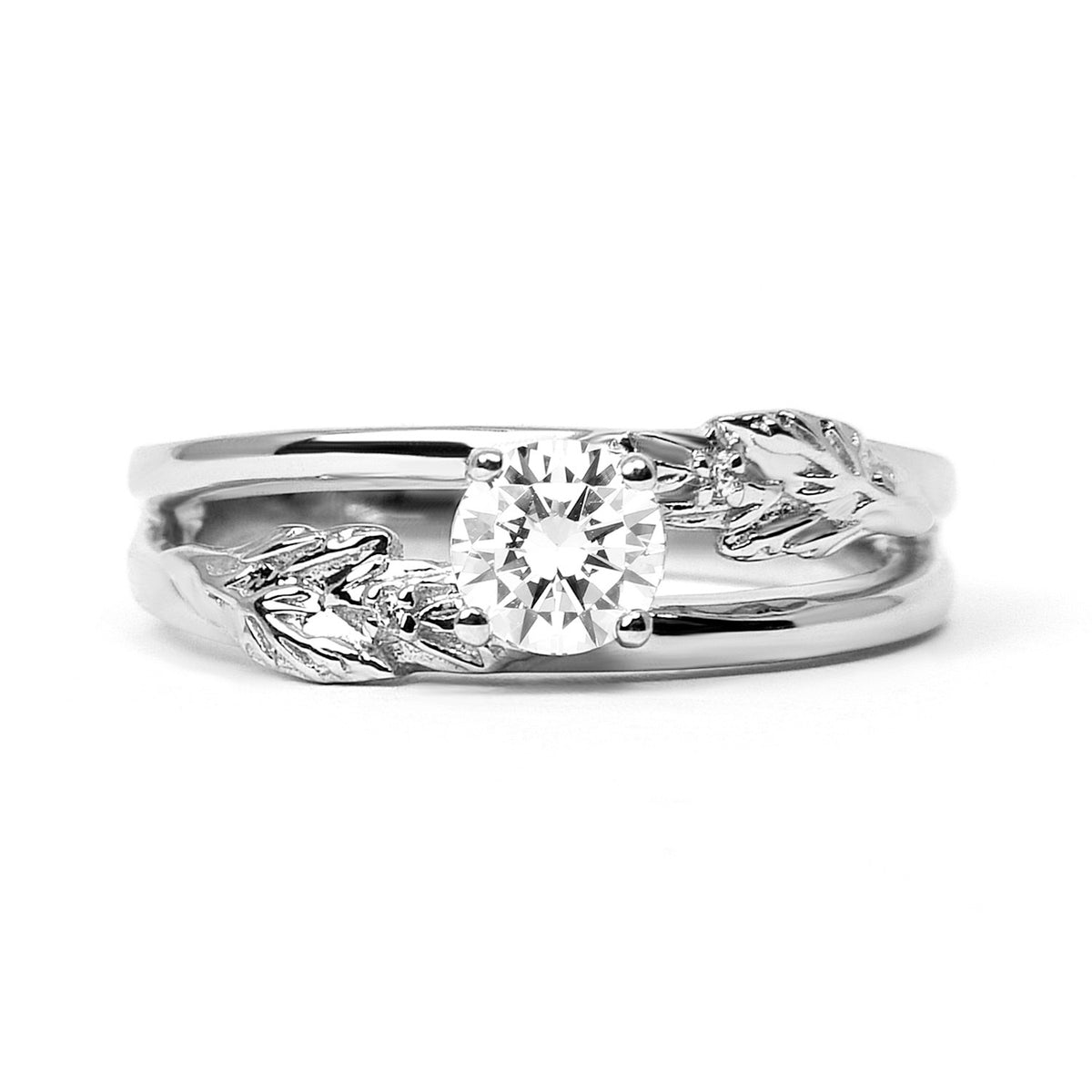 Royal Oak Diamond Engagement Ring - Lebrusan Studio